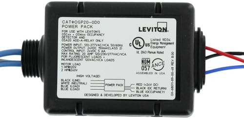 Leviton Occupancy Sensor Power Pack, 20 amp, Made in USA with globally ...