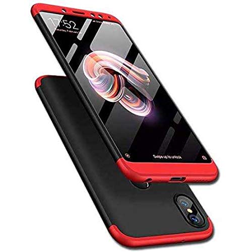Accessories Kart Redmi Note 5 360 Degree case with red with Black : Amazon.in: Electronics