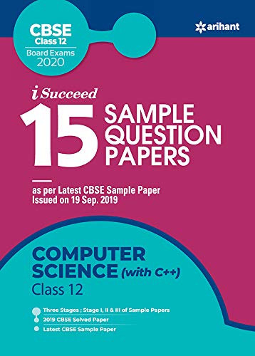 15 Sample Question Papers Computer Science Class 12 CBSE 2019-2020 ...