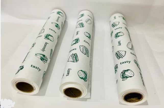 Butter Paper wrap Paper for chapati, Burger,Fast Food wrap,Pack of 3 ...