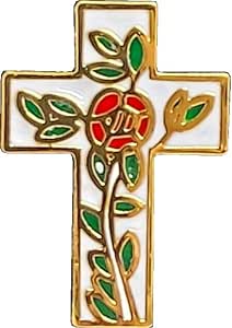 Amazon.com: Masonic Scottish Rite Rose Croix Cross Lapel Pin: Clothing ...