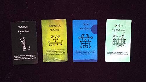 Into The Dark Demon Oracle Deck - Occult Tarot Cards with 72 Goetic ...