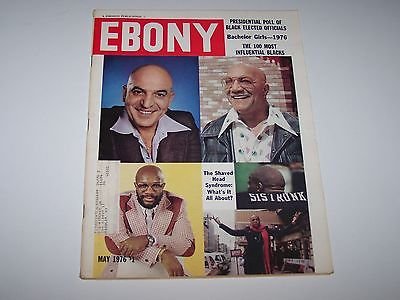 Ebony Magazine back issue May 1976 Shaved Head: John H. Johnson ...