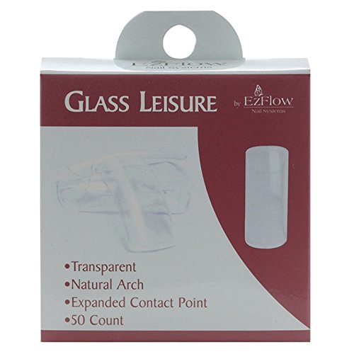Amazon.com : EZ Flow No.1 Glass Leisure Tips, 50 Count : False Nails ...