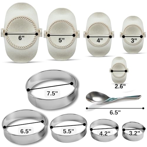 Snapklik.com : MUMSUNG Empanada Maker Press, 6-Inch Extra Large ...