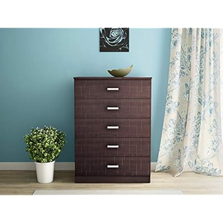 GODREJ INTERIO Squadro-Chest of Drawers (Brown) : Amazon.in: Home & Kitchen
