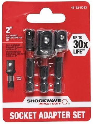 1/4 In For Milwaukee Tool 48-32-5033 Shockwave Impact Hex Shank Socket ...