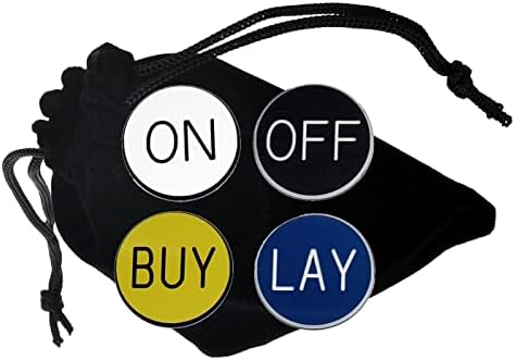Amazon.com: Craps On/Off and Buy/Lay Lammer Buttons with Storage Pouch ...