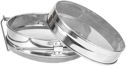 VIVO Stainless Steel Honey Strainer Double Sieve, Bee Keeping Equipment ...