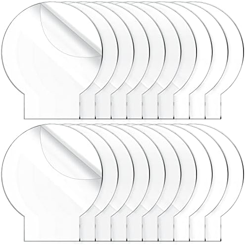 Amazon.com: 20 Pcs 2 mm Acrylic Blanks for Light Base Plastic Cast ...