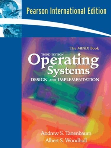 Amazon | Operating Systems: Design And Implementation (International Edition) | Tanenbaum ...