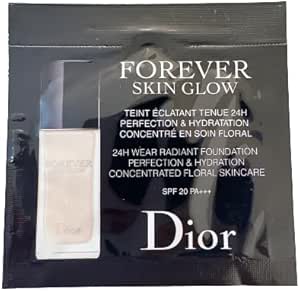 Amazon | Dior(ディオール) ディオールスキン フォーエヴァー フルイド グロウ 1N リキッドファンデーション ミニサイズ 0.7mL サンプル フォーエバー ファンデーション ...