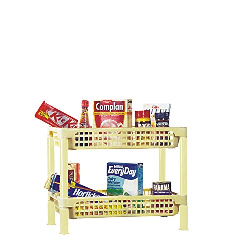 ARISTO Majesty 2 Layer Plastic Rack For Tiered Shelf Kitchen , Offices ...