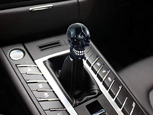 Snapklik.com : Lunsom Skull Gear Stick Shifter Knob, Resin Gear Shift ...