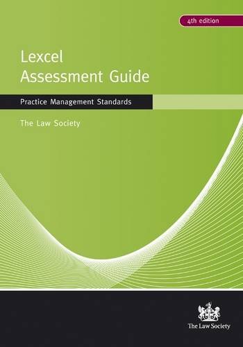 Lexcel Assessment Guide: The Law Society: 9781853286780: Amazon.com: Books