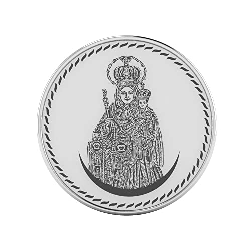 Buy AuGrav Jewels Velankanni Matha 999 Pure Silver Coin 10 grams ...