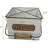 Amazon.com: YOOGAR Portable Metal Storage Caddy Organizer with 4 ...