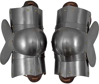 Amazon.com: Medieval Steel Knee Armour Protection Armor Cosplay LARP ...