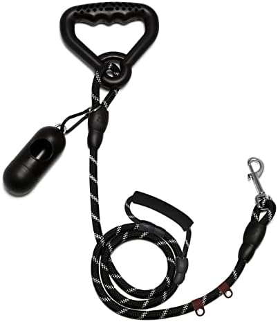 Amazon.com : Wakytu Ergonomic Design Handle Dog Leash, 2 Traffic Padded ...