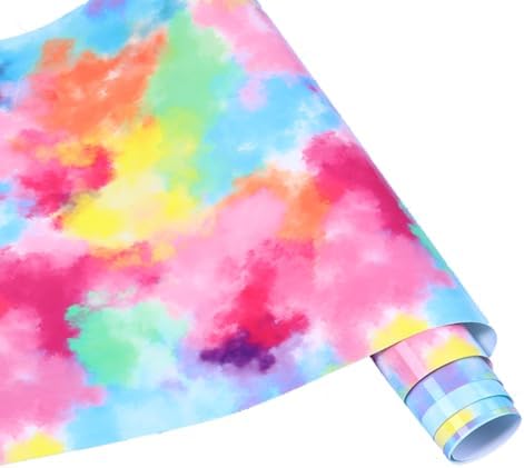 Amazon.com: Tintnut Tie-dye Swirl HTV Heat Transfer Vinyl Roll - 12 ...
