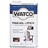 Watco 348747 Teak Oil + Stain, Quart, Jacobean - Amazon.com