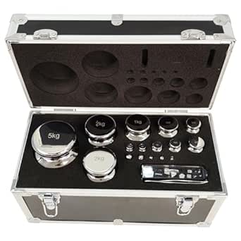 PreAsion F1 Grade 1mg-5kg Calibration Weight Kit 28pcs Stainless Steel ...