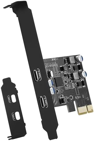 PCIE to USB 3.0 Expansion Card 4 Ports (2 x USB C, 2 x USB A), PCI ...
