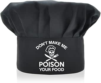 Amazon.com: AGMdesign Funny Chef Wear, Funny Chef Hat, Don't Make Me ...
