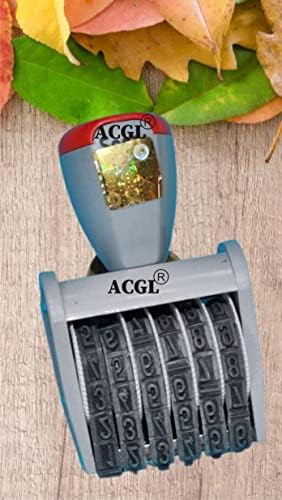 Number Stamp, Self Inking, Red Numbering Stamp, 6 Digit : Amazon.in ...