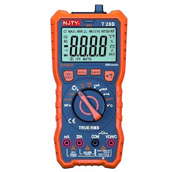 Amazon.com: Digital Multimeter TRMS 6000 Counts Measures Voltage ...