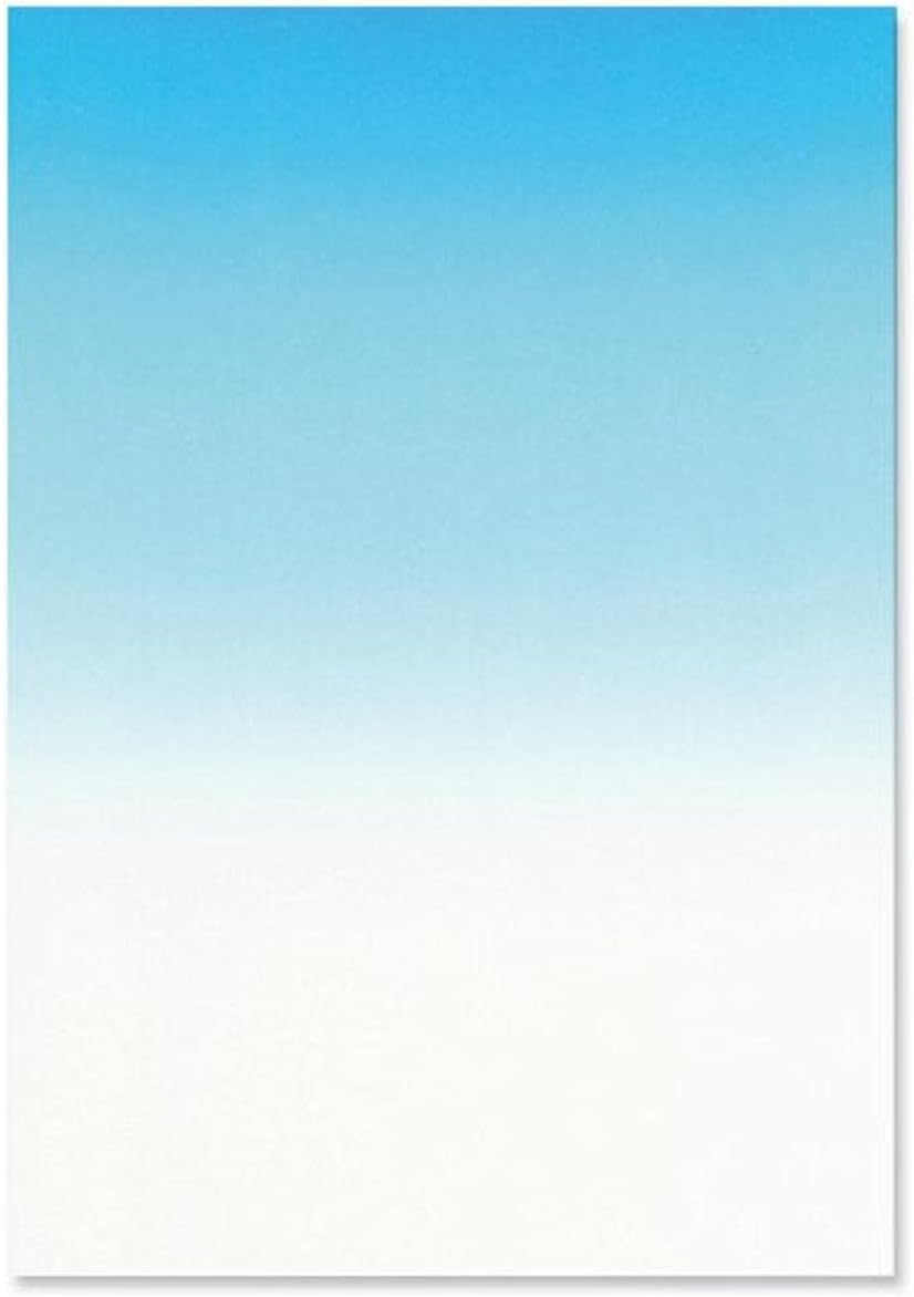 DECAdry Graduated Colour Paper for Laser Inkjet or Copier 80gsm A4 Blue ...