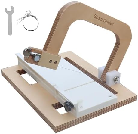 Amazon.com: RoseFlower Wooden Soap Cutter with Wire, Adjustable Acrylic ...