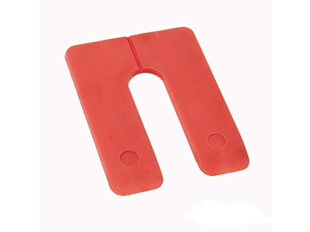 Plastic Structural Shim Horseshoes U Shape, Size: 3" x 4" x 1/16". Pack ...