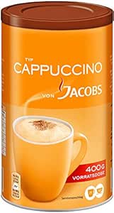 Amazon.com : Jacob's Coffee Jacobs Cappuccino Instant Drink 400g, 14 ...