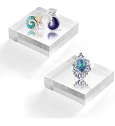 Amazon.com: SAMYUCHO Acrylic Base Stand 4 Pieces Acrylic Blocks for ...