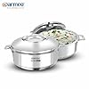 Buy WARMEO Steam Insulated Stainless Steel Casseroles| Easy to Carry ...