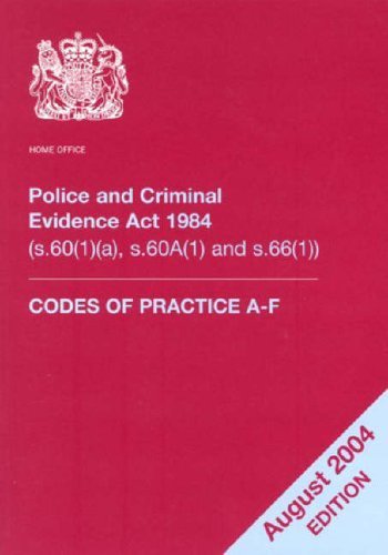 Codes of Practice (Police and Criminal Evidence Act 1984: Codes of ...