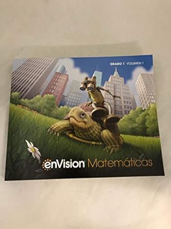ENVISION MATHEMATICS 2020 SPANISH STUDENT EDITION GRADE 1 VOLUME 1 ...