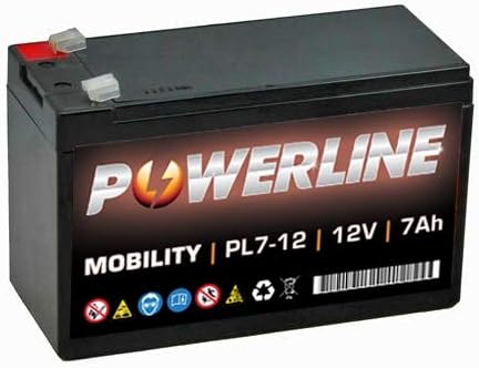 PL7-12 Powerline Mobility Battery 12V 7Ah : Amazon.co.uk: Automotive