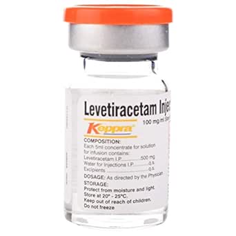 Keppra - Bottle of 5 ml Injection : Amazon.in: Health & Personal Care