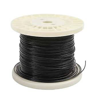 Stainless Steel 304 Black Wire Rope, Vinyl Coated, 7x7 Strand Core ...