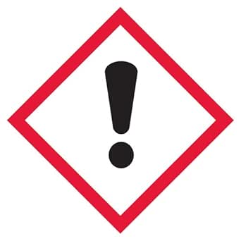 GHS Safety Exclamation Mark Pictogram Label 4 x 4 Pack of 500 : Amazon ...