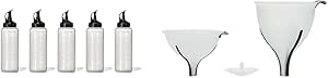 Amazon.com: OXO Good Grips Chef's Squeeze Bottles (5-Pack) and Funnel ...