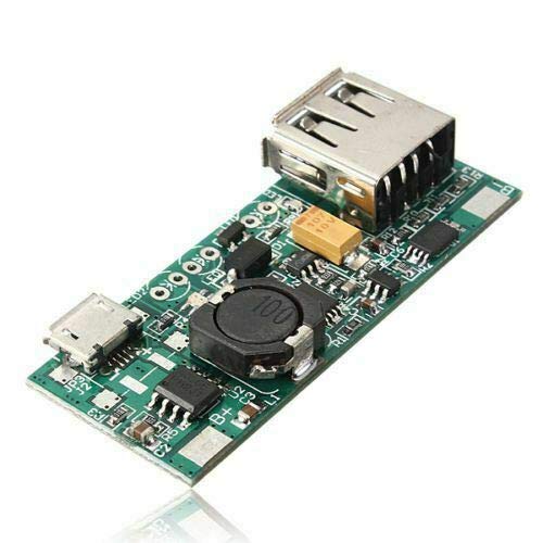 BIG BOOM® 3.7V Li-ion Battery Mini USB to USB A Power Apply Module 5V ...