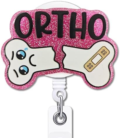 Amazon.com : YAZMEEN Nurse Retractable Badge Reel with Alligator Clip ...