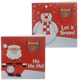 Arsenal FC Christmas Cards - Football Gifts : Amazon.co.uk: Stationery ...