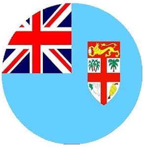 Amazon.com | Fiji Flag Round Coasters - Set of 4: Coasters