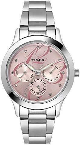 TIMEX Analog Pink Dial Women Watch-TI000Q80100 : Amazon.in: Watches