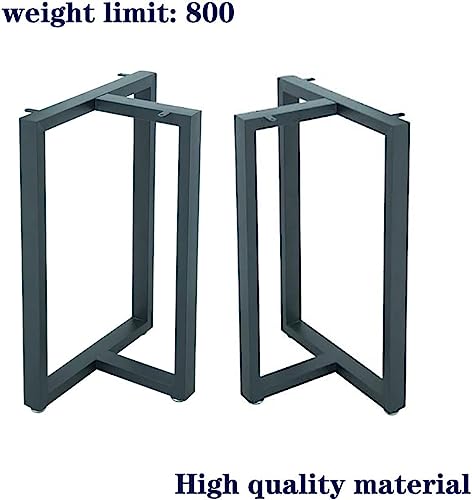 Snapklik.com : Metal Table Legs 28 Inch Tall 2-piece, Modern Iron Desk ...