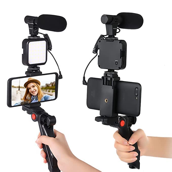 Vlogging Kit Vlogging Accessories Kit for Mobile Phone DSLR Camera ...